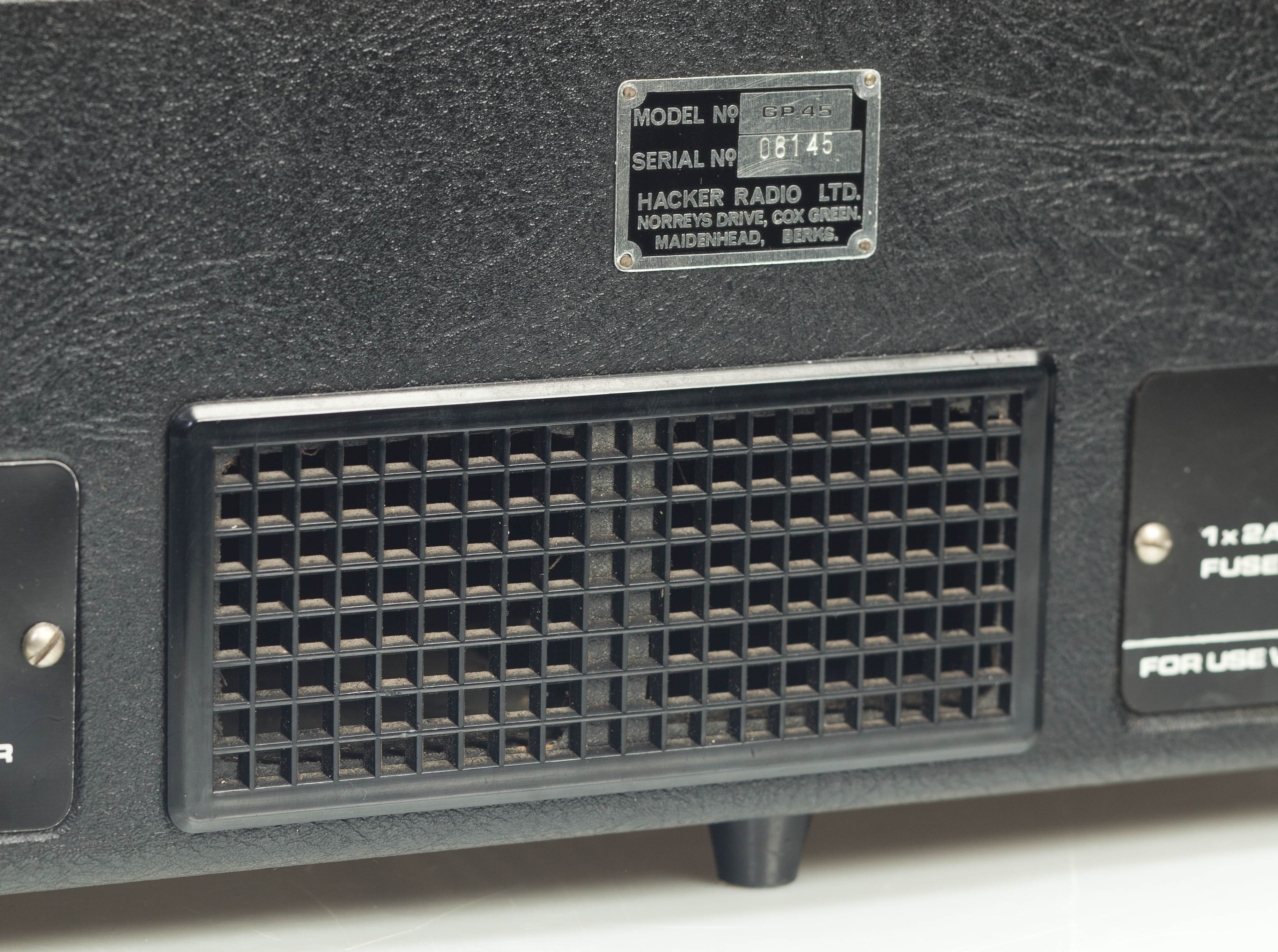 Hacker - Grenadier GP45 - Turntable