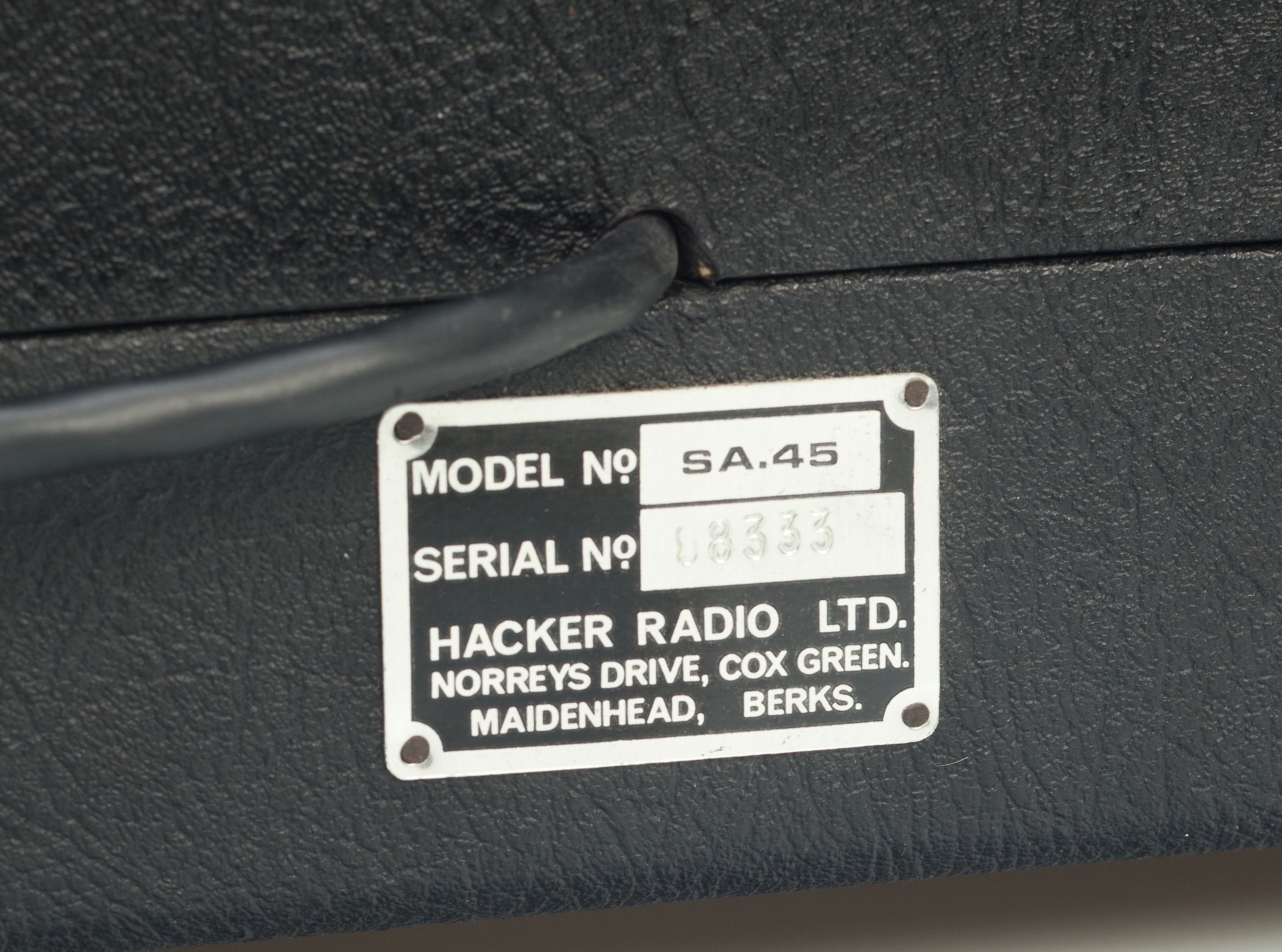 Hacker - Grenadier GP45 - Turntable