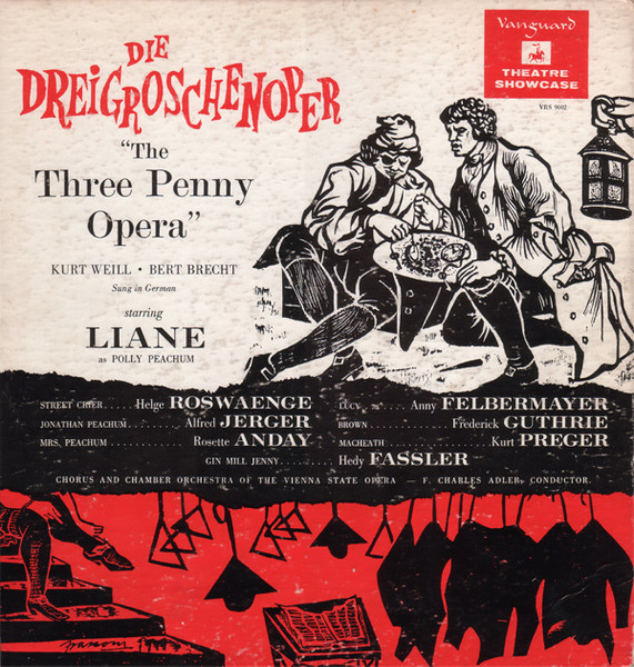 Kurt Weill - Die Dreigroschenoper - The Three Penny Opera - vinyl ...