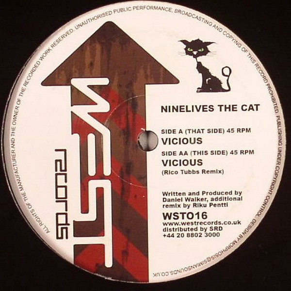 NineLives The Cat - Vicious - vinyl records online Praha