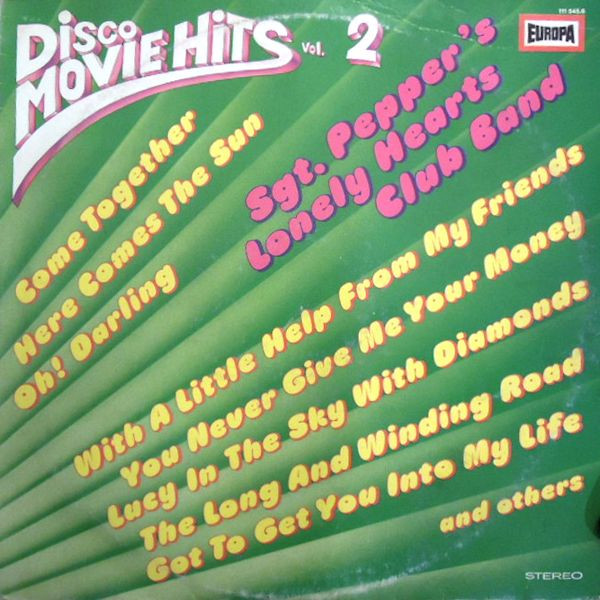 The Hiltonaires - Disco Movie Hits Vol. 2 - vinyl LP