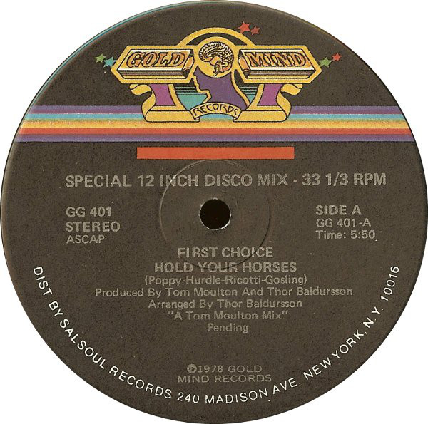 First Choice - Hold Your Horses - vinyl LP