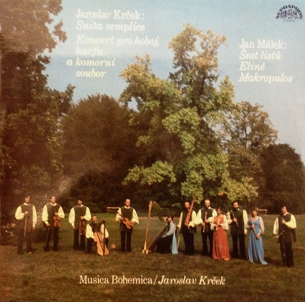 Musica Bohemica & Jaroslav Krček - Jaroslav Krček / Jan Málek - vinyl LP