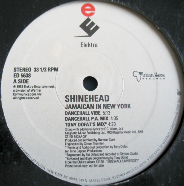 Shinehead - Jamaican In New York - vinyl records online Praha